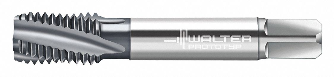 WALTER PROTOTYP, 7/8"-14 Thread Size, 32.00 mm Thread Lg, Spiral Flute ...