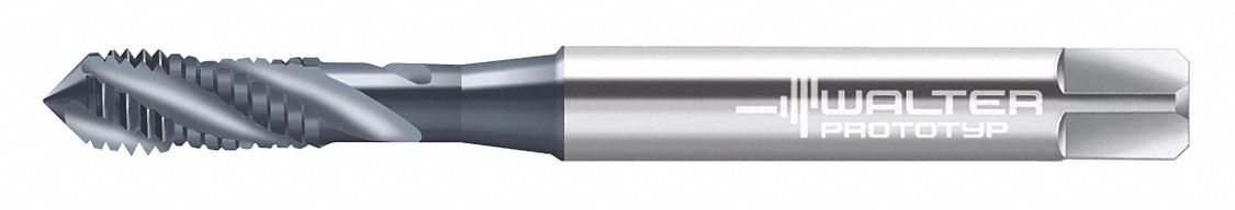 WALTER PROTOTYP, M3x0.5 Thread Size, 6.00 mm Thread Lg, Spiral Flute ...