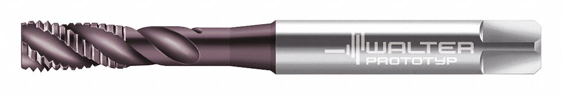 WALTER PROTOTYP, M8x1.25 Thread Size, 12.00 mm Thread Lg, Spiral Flute ...