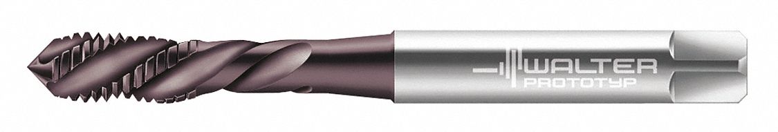 WALTER PROTOTYP, M10x1.5 Thread Size, 15.00 mm Thread Lg, Spiral Flute ...