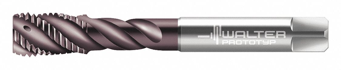 WALTER PROTOTYP, M12x1.75 Thread Size, 16.00 mm Thread Lg, Spiral Flute ...