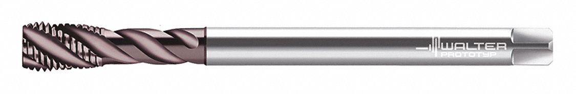 WALTER PROTOTYP, M16x2 Thread Size, 20.00 mm Thread Lg, Spiral Flute ...