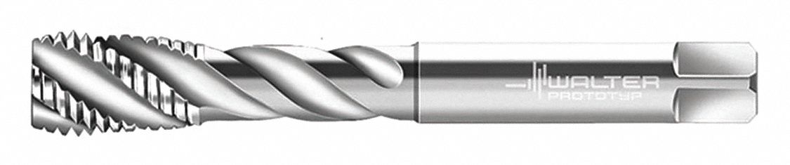 WALTER PROTOTYP, M45x1.5 Thread Size, 22.00 mm Thread Lg, Spiral Flute ...
