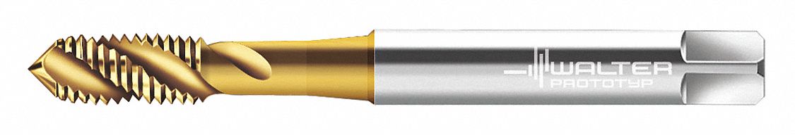 WALTER PROTOTYP, #10-32 Thread Size, 8.00 mm Thread Lg, Spiral Flute ...