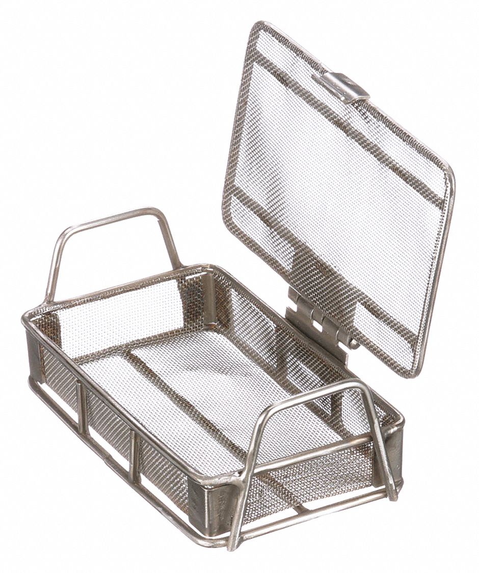 MARLIN STEEL WIRE PRODUCTS, Rectangular, Stainless Steel, Parts Washer ...