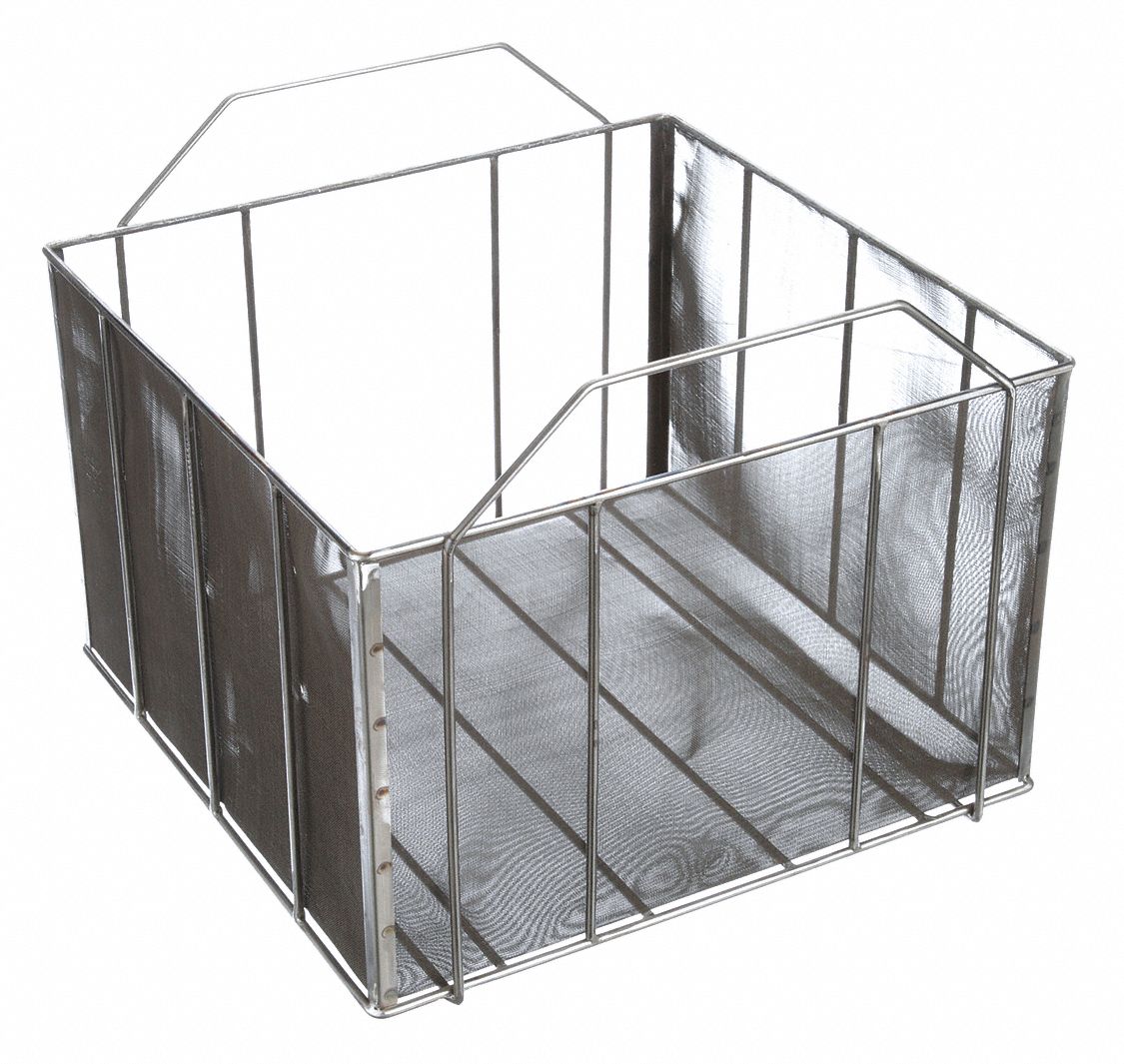 MARLIN STEEL WIRE PRODUCTS, Rectangular, Steel, Parts Washer Basket - 429G97|00-00368256-81 ...