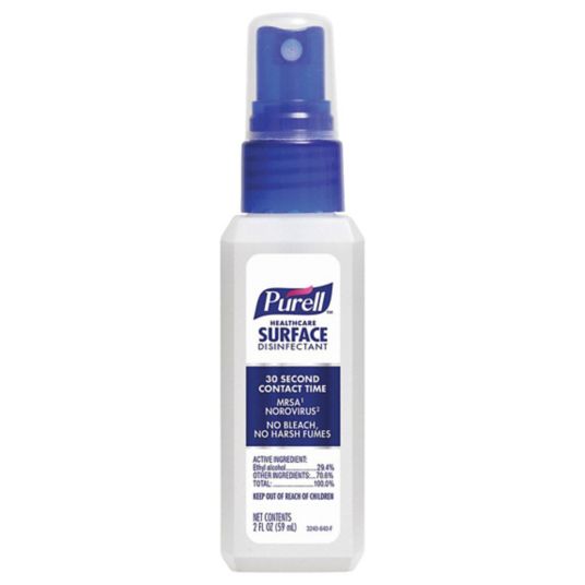 PURELL, Trigger Spray Bottle, 2 oz Container Size, Healthcare Surface ...