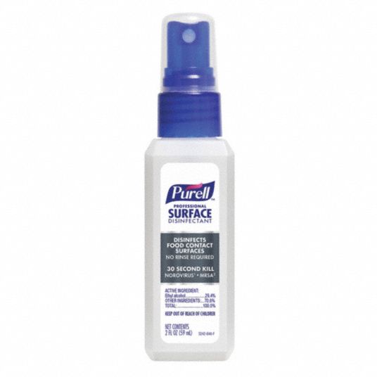 PURELL, Trigger Spray Bottle, 2 oz Container Size, Surface Disinfectant ...