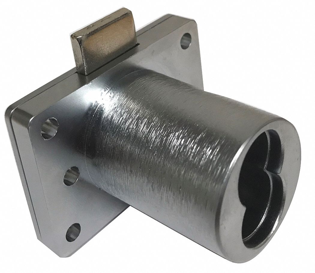 DELTA LOCK, Chrome-Plated, Keyed Different, Cabinet and Drawer Lock ...