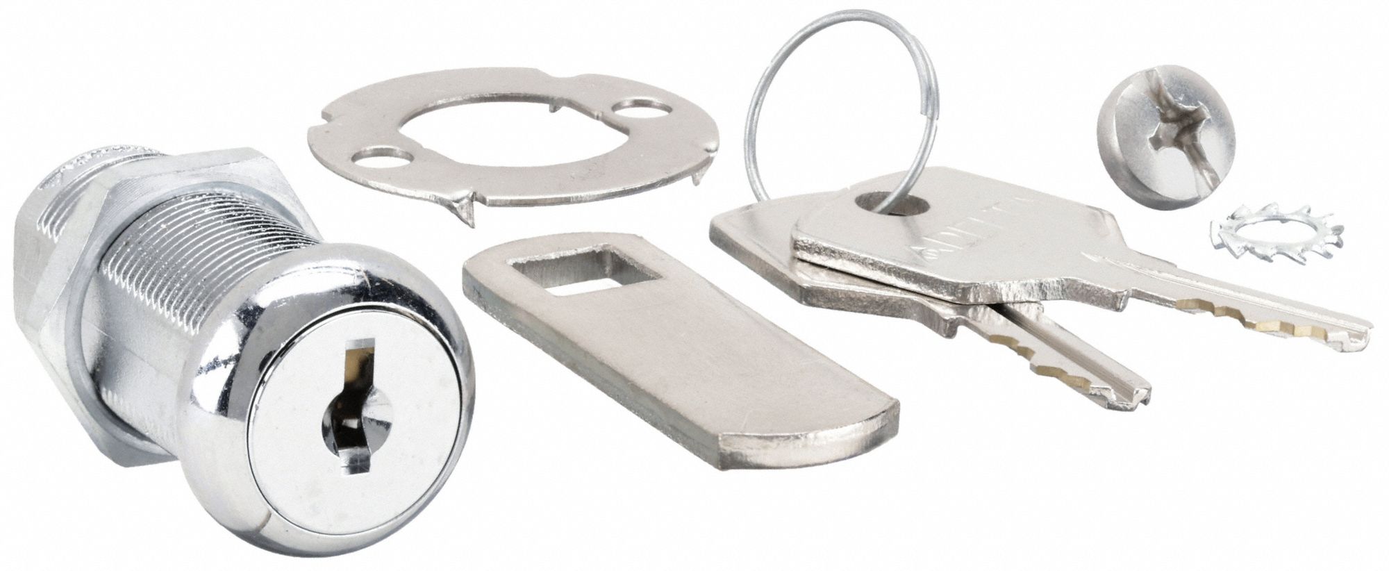 DELTA LOCK Disc Tumbler Keyed Cam Lock: For 13/16 in Material Thick, 3/ ...