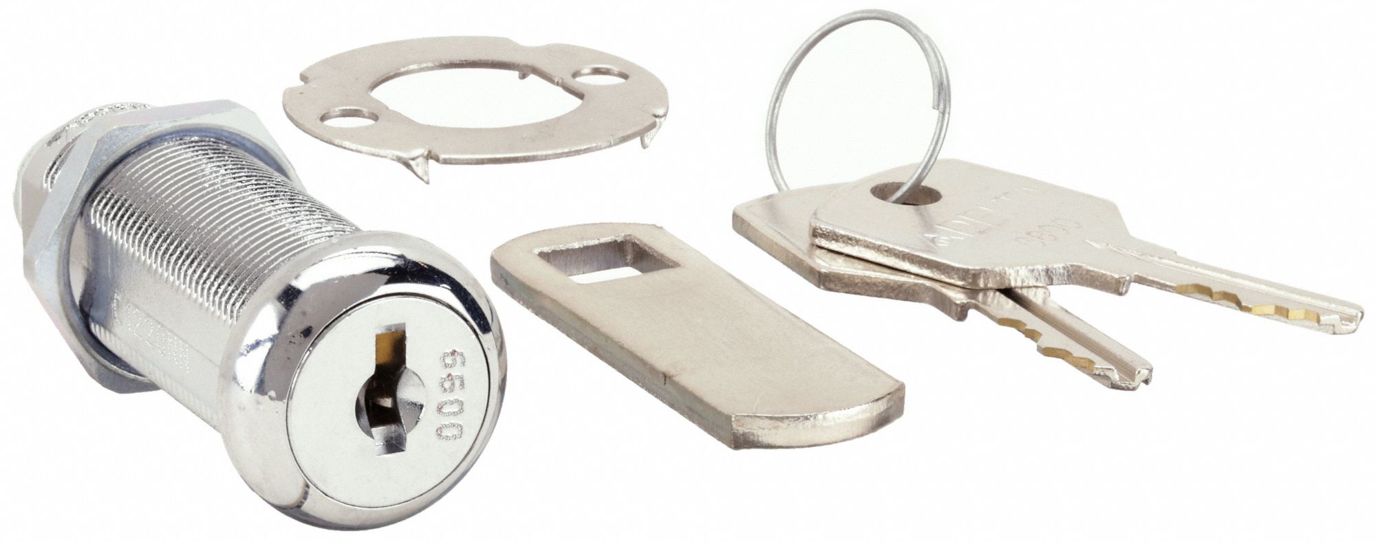 DELTA LOCK Disc Tumbler Keyed Cam Lock: For 1 1/2 in Material Thick, 3/ ...