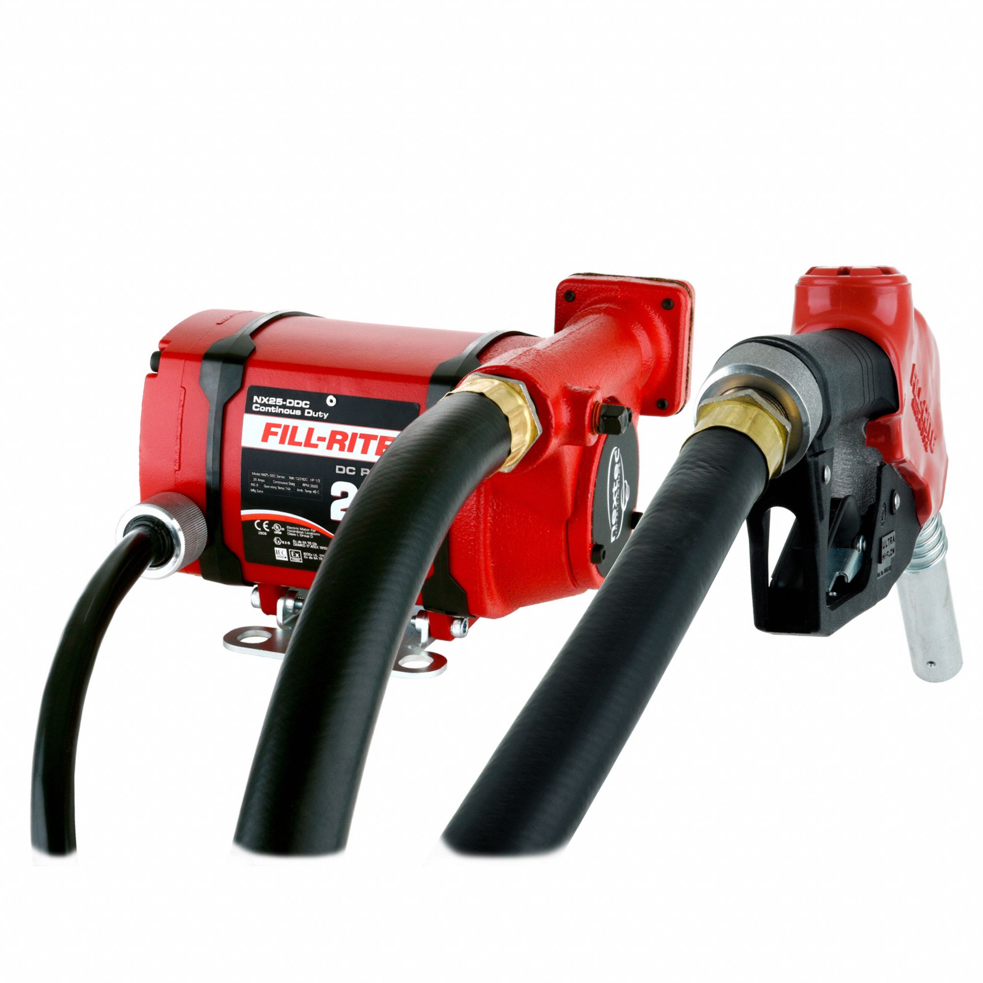 FILL-RITE, Pump with Hose & Nozzle, Foot, Fuel Transfer Pump - 429J12 ...