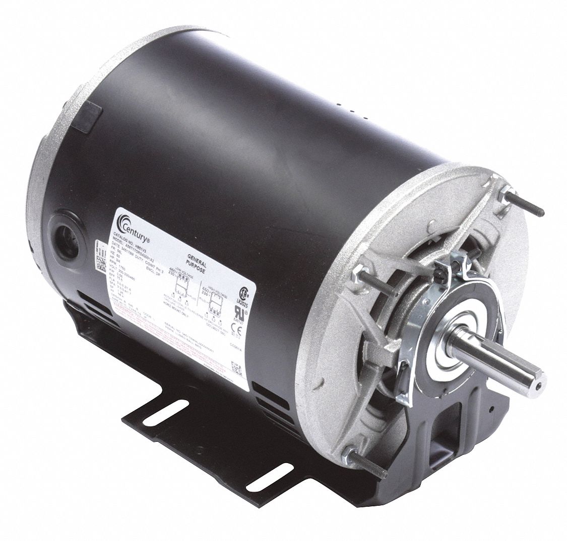 CENTURY, Open Drip Proof, Rigid Base Mount, General Purpose Motor ...