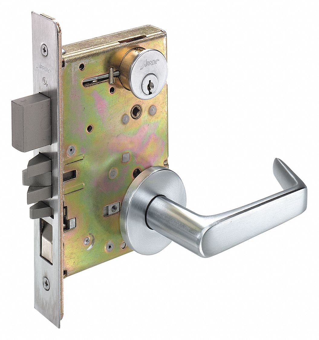 ARROW, Classroom Lever Locksets, Chrome, Door Lockset - 429K28|BM17 XL ...
