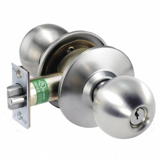 ARROW, Office Knob Locksets, Stainless Steel, Door Lockset - 429K71 ...
