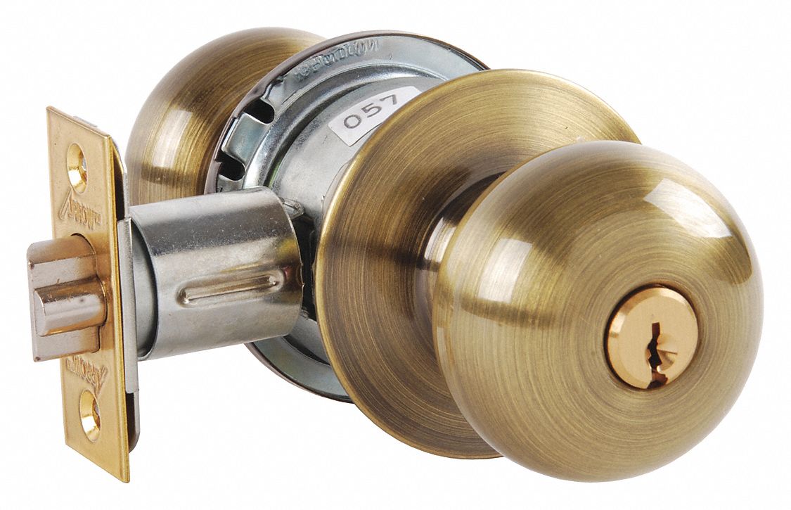 ARROW, Office Knob Locksets, Brass, Door Lockset - 429K93|MK11TA 5A ...
