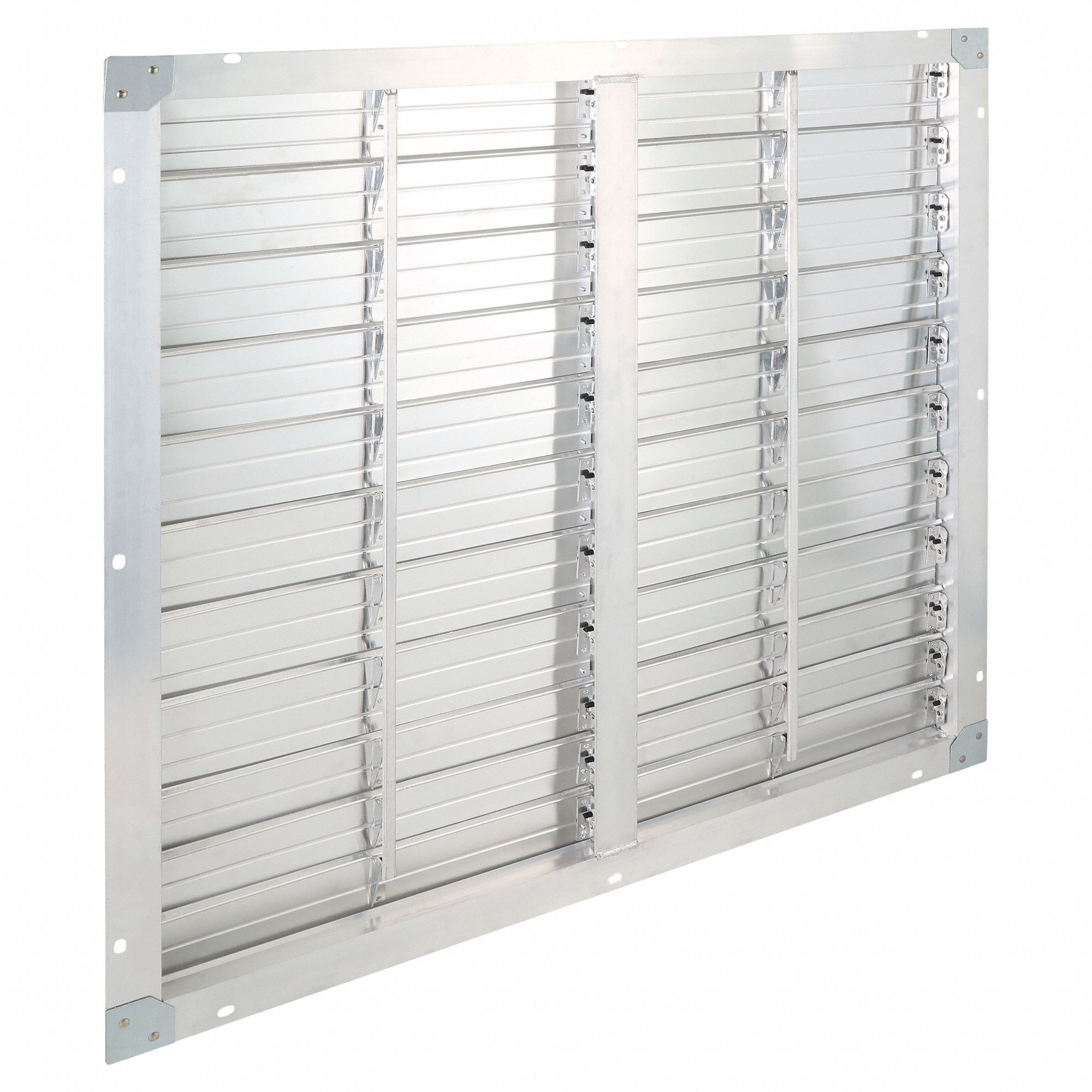 43 5/8 in H, 42 1/4 in W, 43.6"H Alum Vertical Intake Shutter - 42CW05 ...