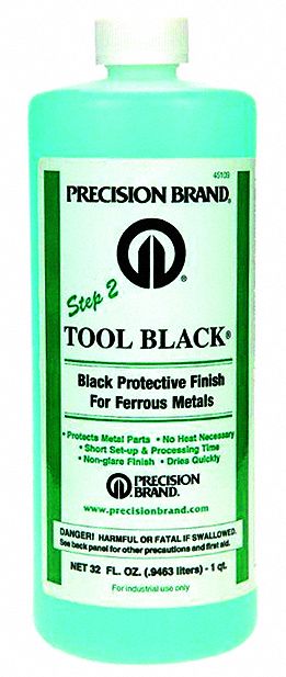 PRECISION BRAND Tool Blackener: For Ferrous Metal, Immersion ...