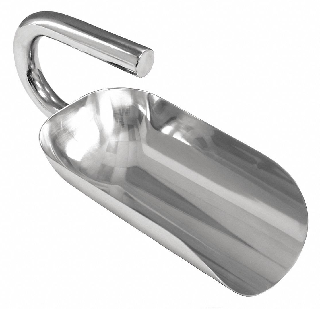 SANI-LAV, 32 oz Capacity, Silver, Hand Scoop - 53RK04|40RB - Grainger