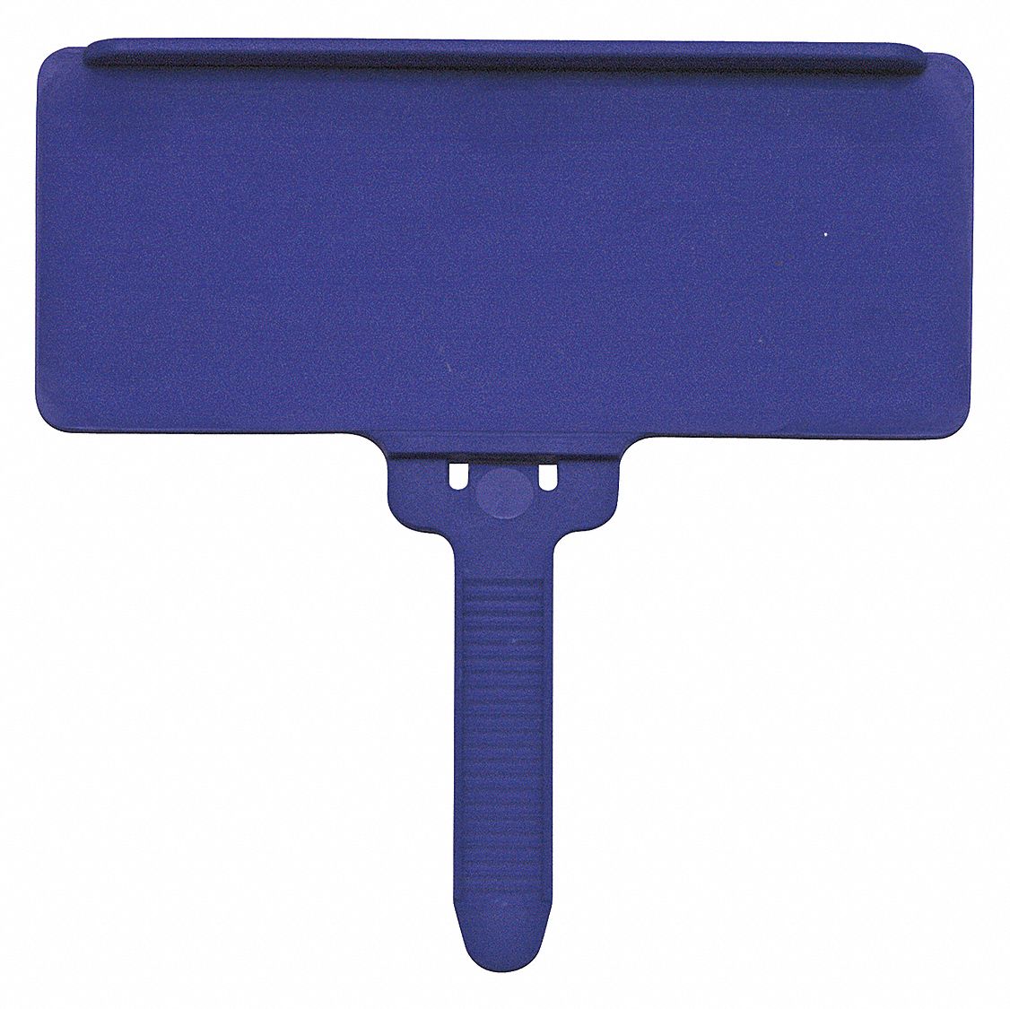 QUANTUM STORAGE SYSTEMS, 3 in x 1 3/8 in, Blue, Label Holder - 42EK73 ...