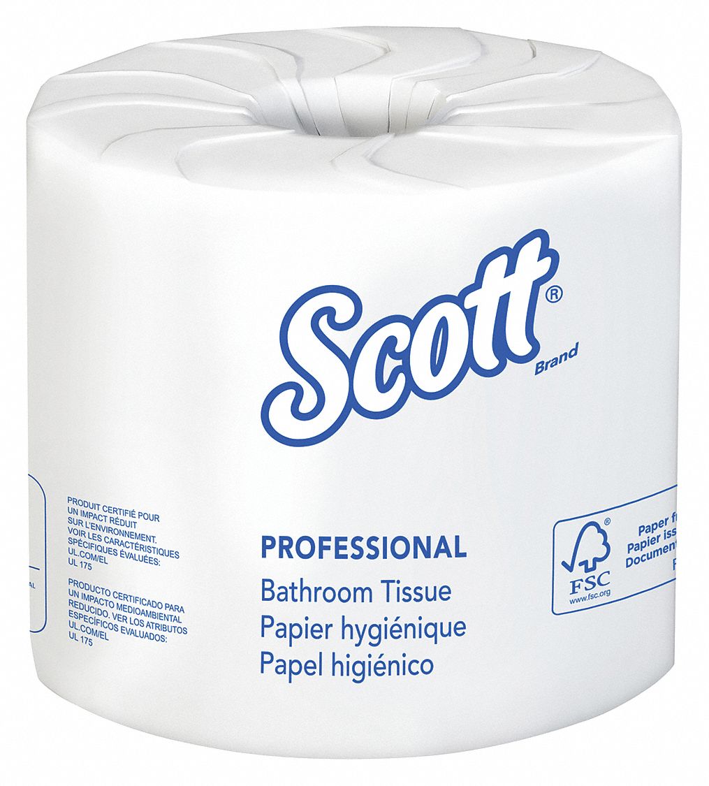 KIMBERLY-CLARK PROFESSIONAL, 2 Ply, 506 Sheets, Toilet Paper Roll ...