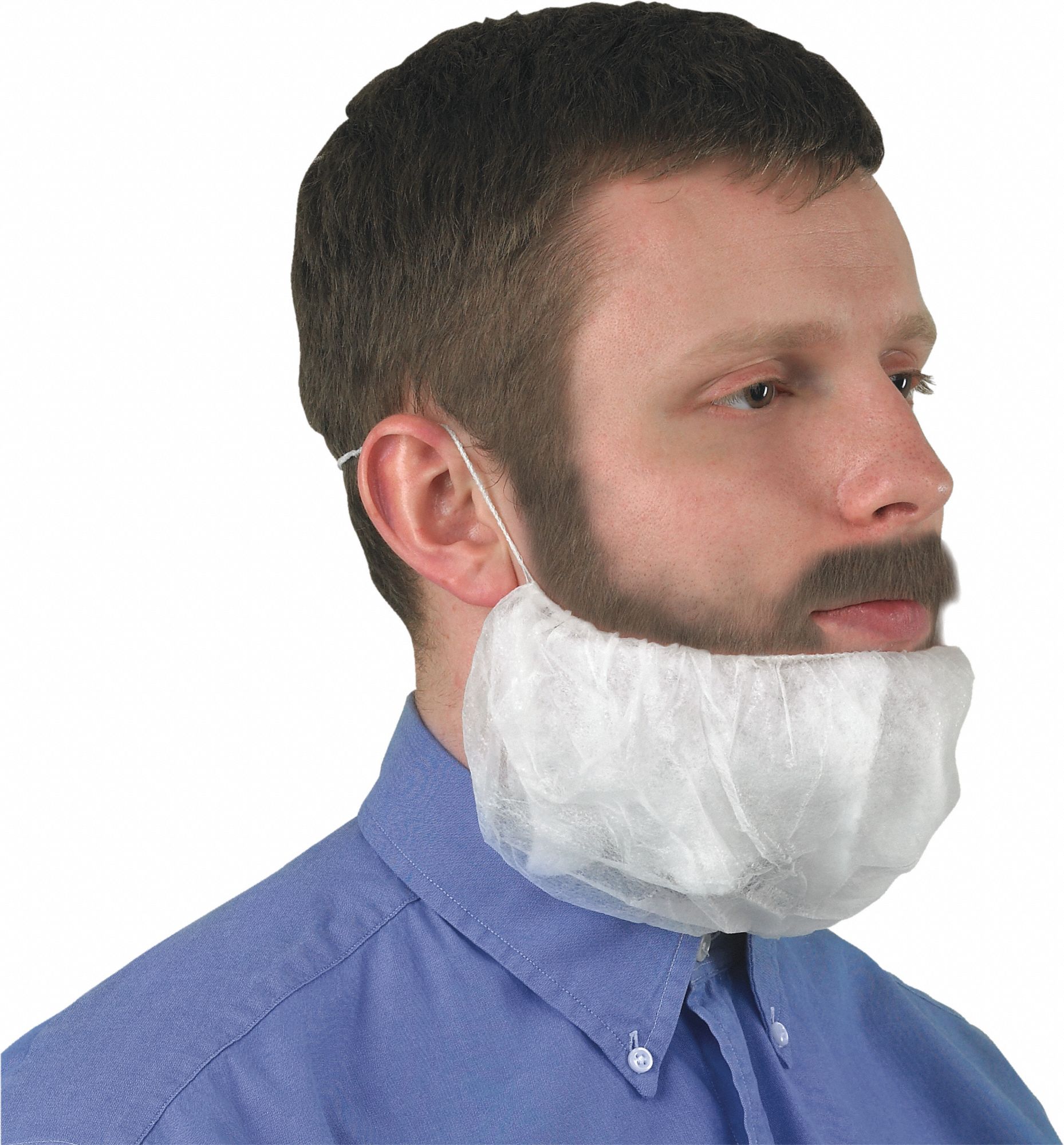 KLEENGUARD, Gen Use, Polypropylene, Beard Cover - 42EP93|66816 - Grainger