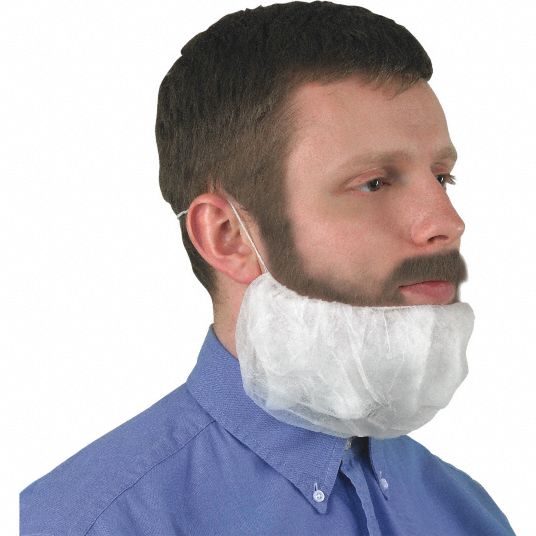 KLEENGUARD, Gen Use, Polypropylene, Beard Cover - 42EP93|66816 - Grainger