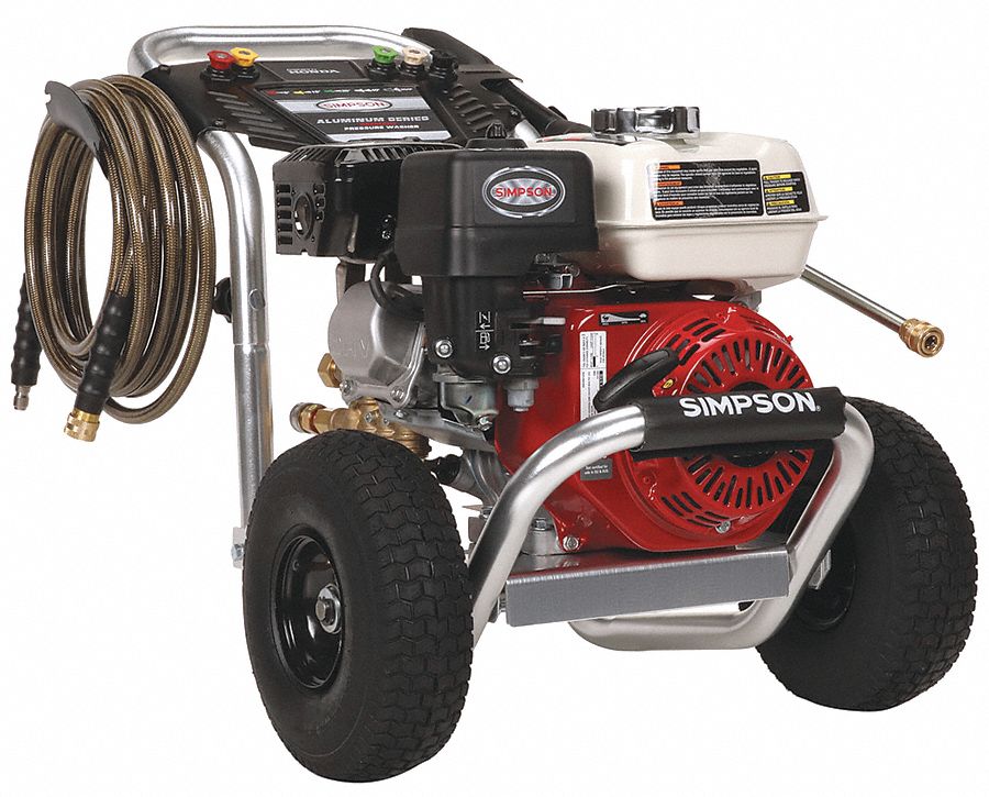 SIMPSON, Medium Duty, Cart, Gas-Powered Pressure Washer - 42EU95 ...