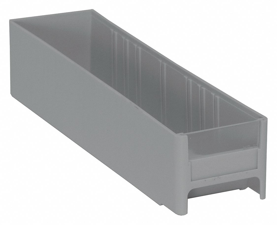 Interlocking Drawer,11x2.5 in.,Gray - Grainger