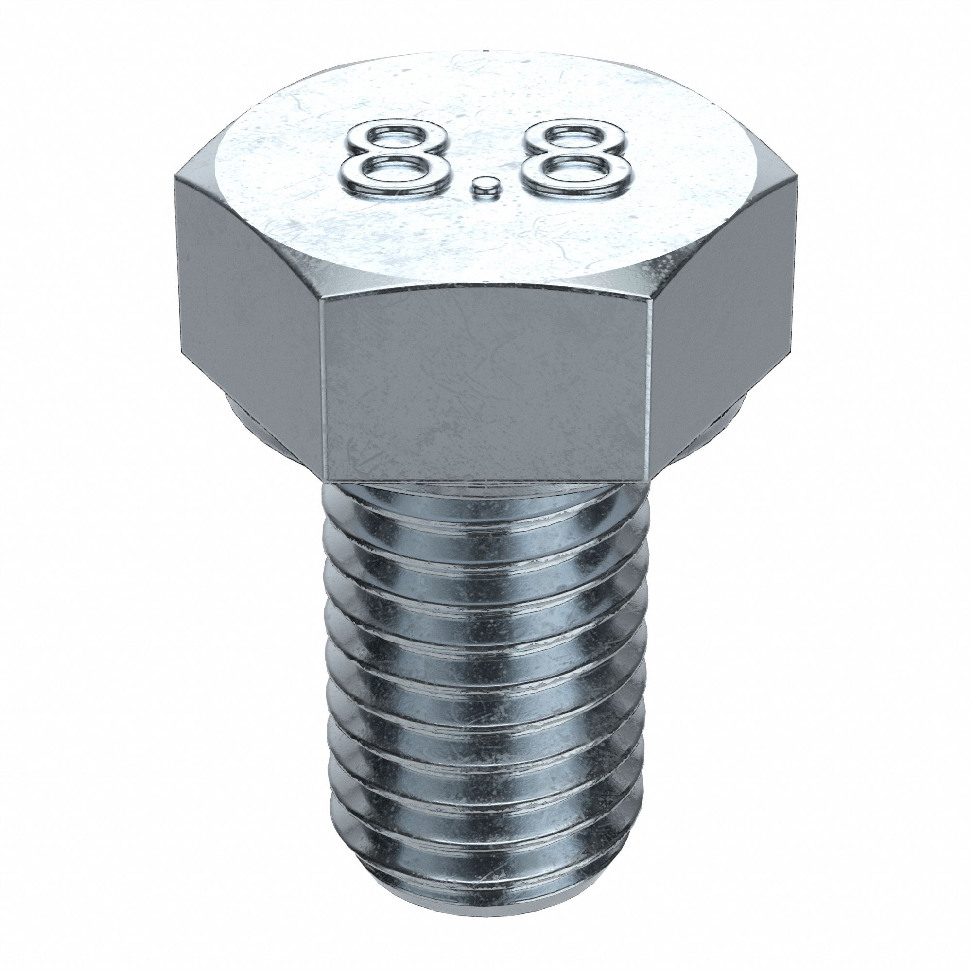 APPROVED VENDOR Tornillo de Cabeza de Dado Hexagonal M8-1.25 Clase 8.8 Longitud de 16mm, Acabado ...