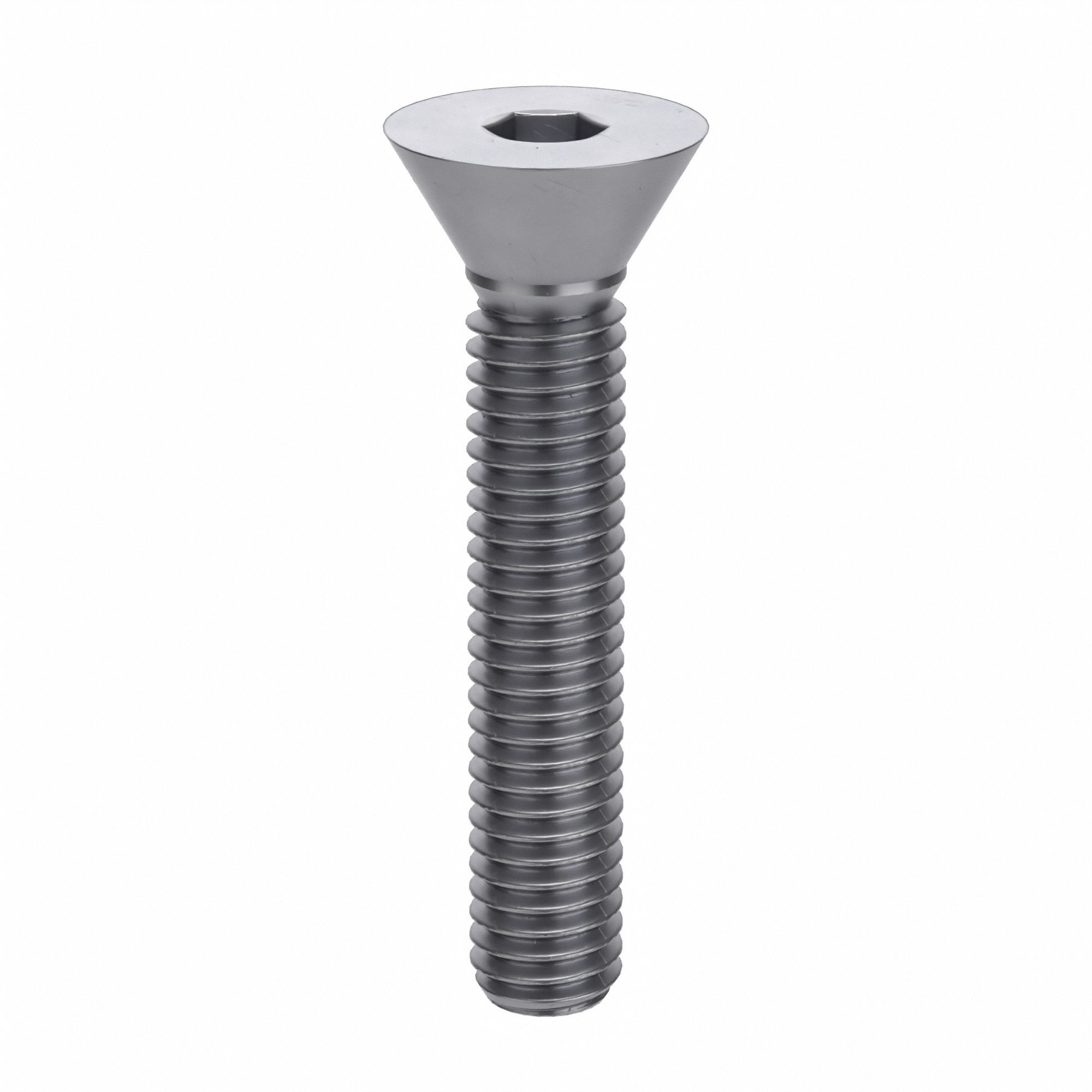 M6-1 Thread Size, 35 mm Lg, Socket Flat Head Screw - 42GG49|L07400.060. ...