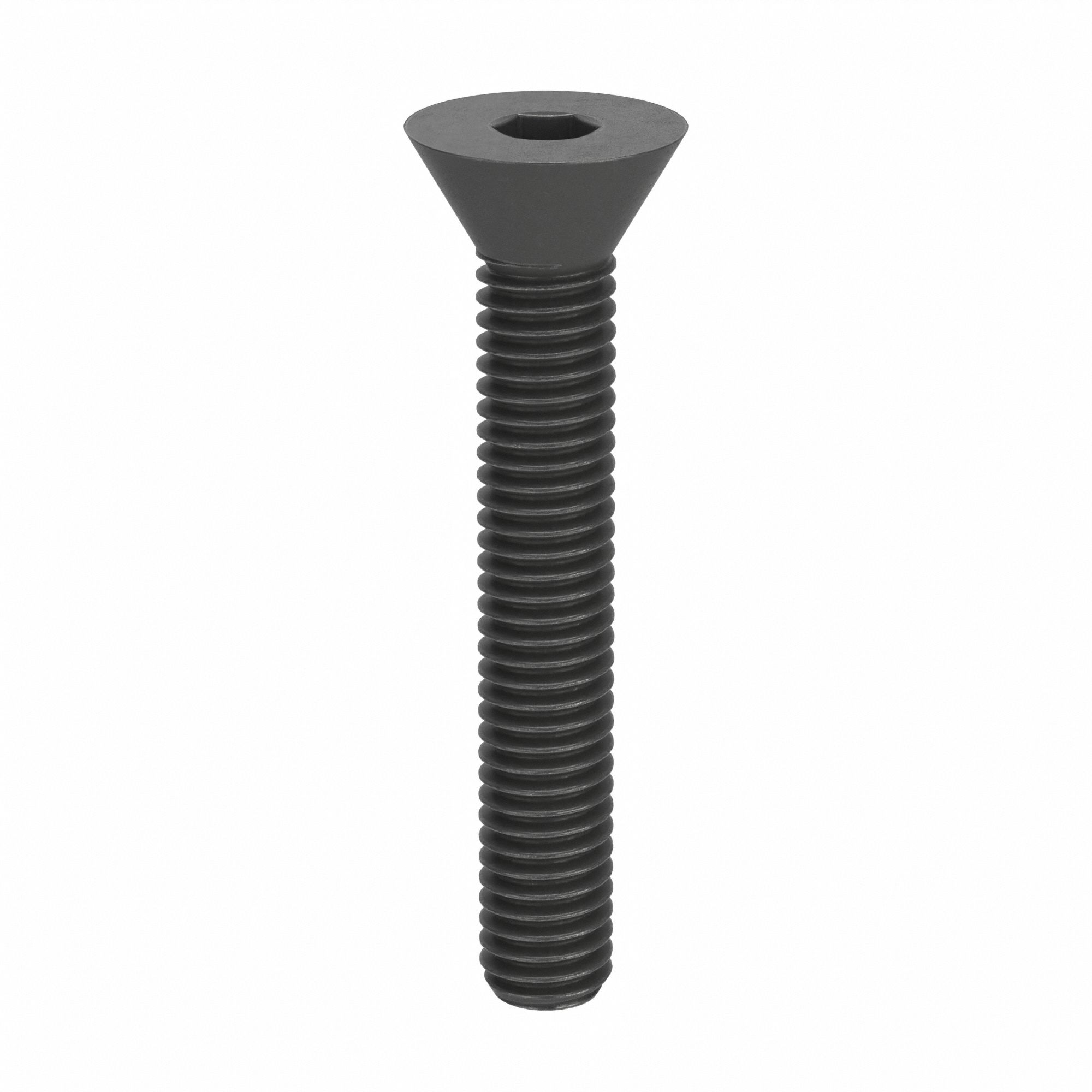 M6-1 Thread Size, 40 mm Lg, Socket Flat Head Screw - 42GG50|L07400.060. ...