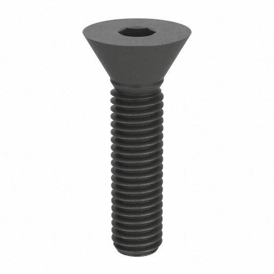 M8-1.25 Thread Size, 35 mm Lg, Socket Flat Head Screw - 42GG60|L07400 ...