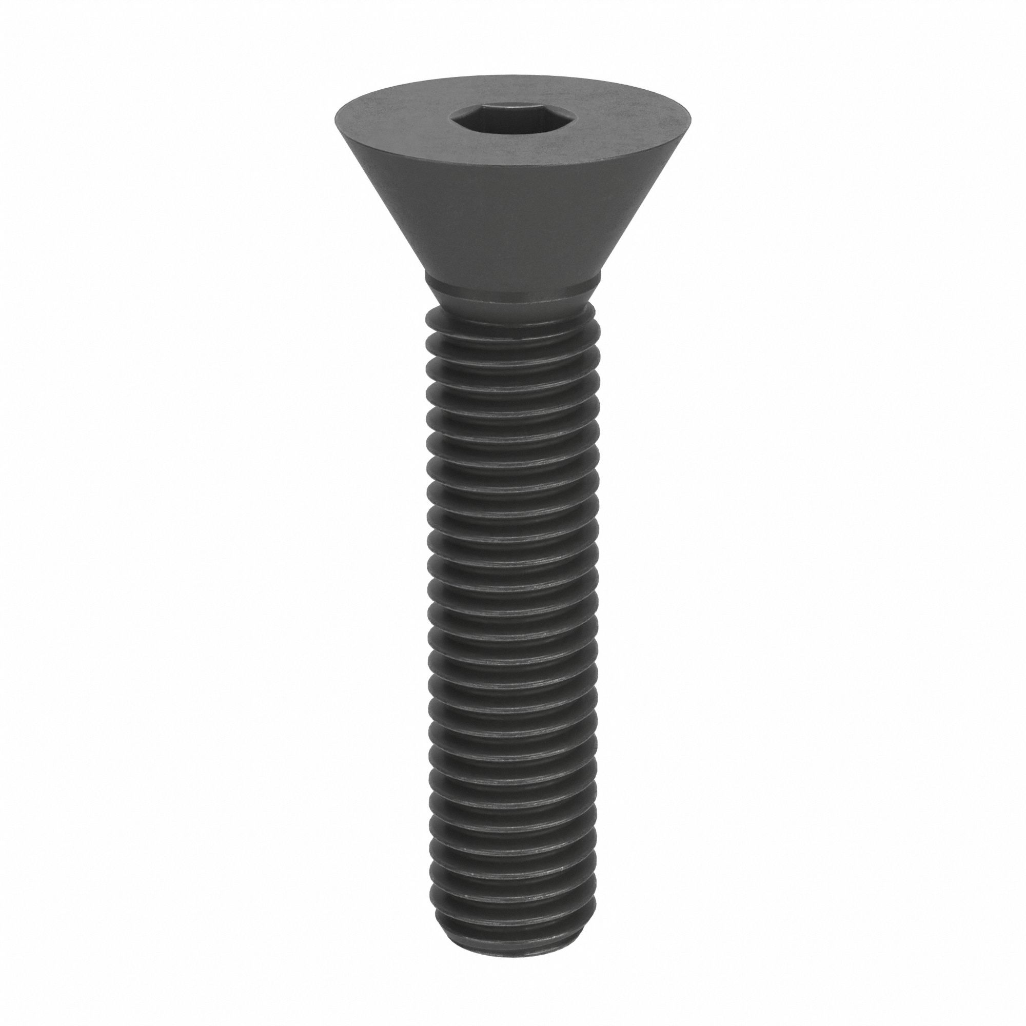 M10-1.5 Thread Size, 50 mm Lg, Socket Flat Head Screw - 42GG71|L07400 ...
