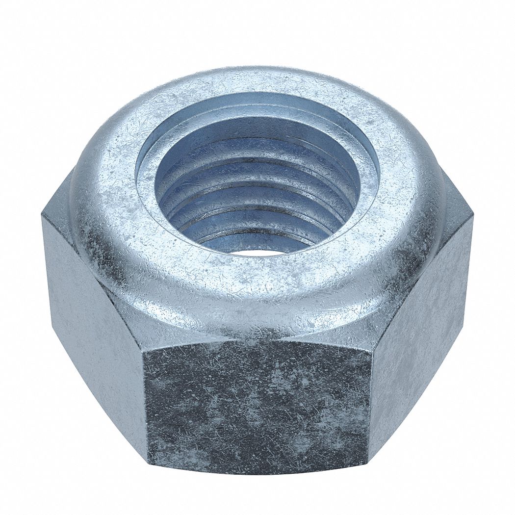 Nylon Insert, Std Hex, Lock Nut - 42GG98|L12300.140.0001 - Grainger
