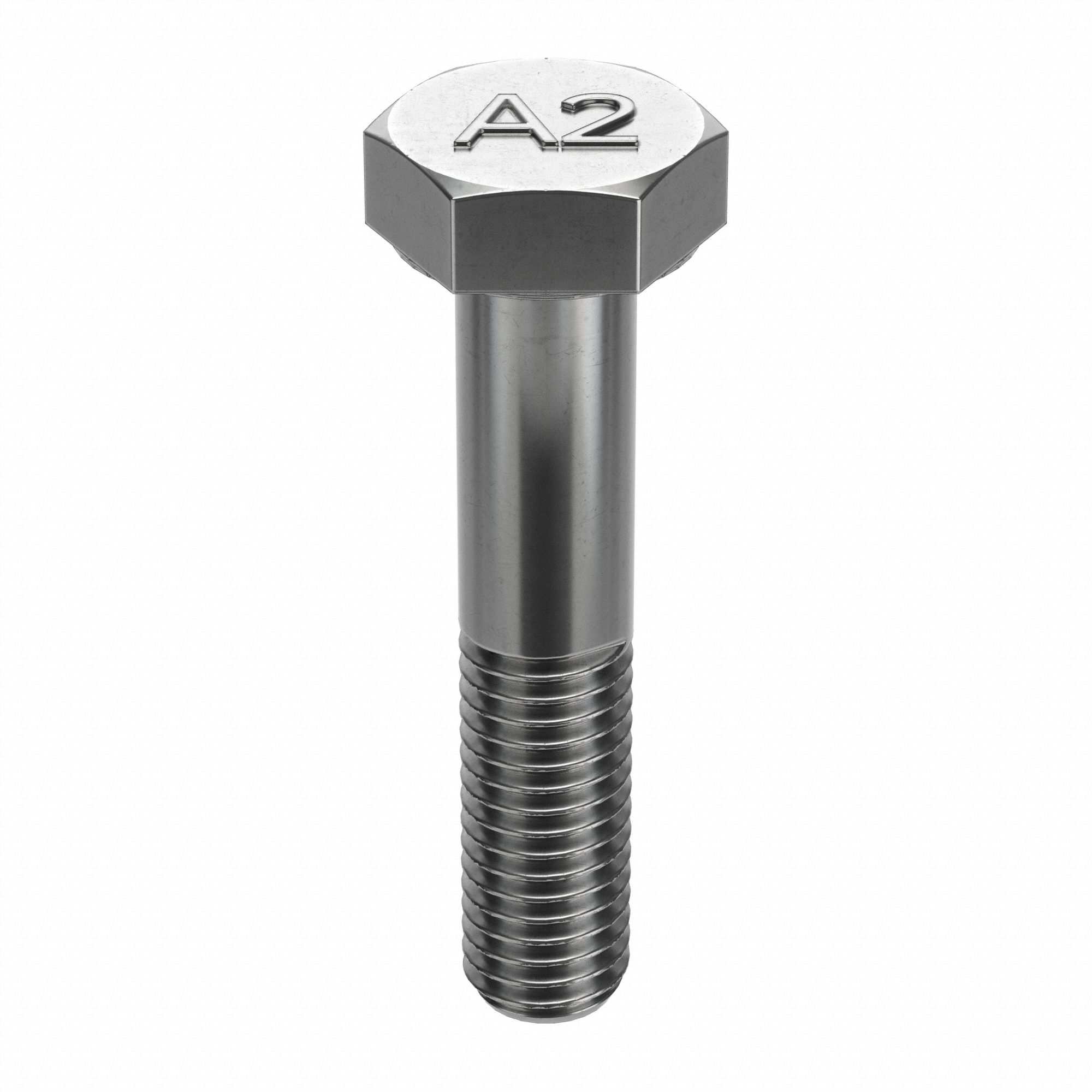 Stainless Steel, A2, Hex Head Cap Screw - 42GL77|L51000.100.0060 - Grainger