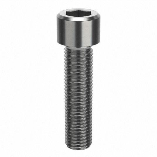 M20-2.5 Thread Size, 80 mm Lg, Socket Head Cap Screw - 42GR57|L51050 ...