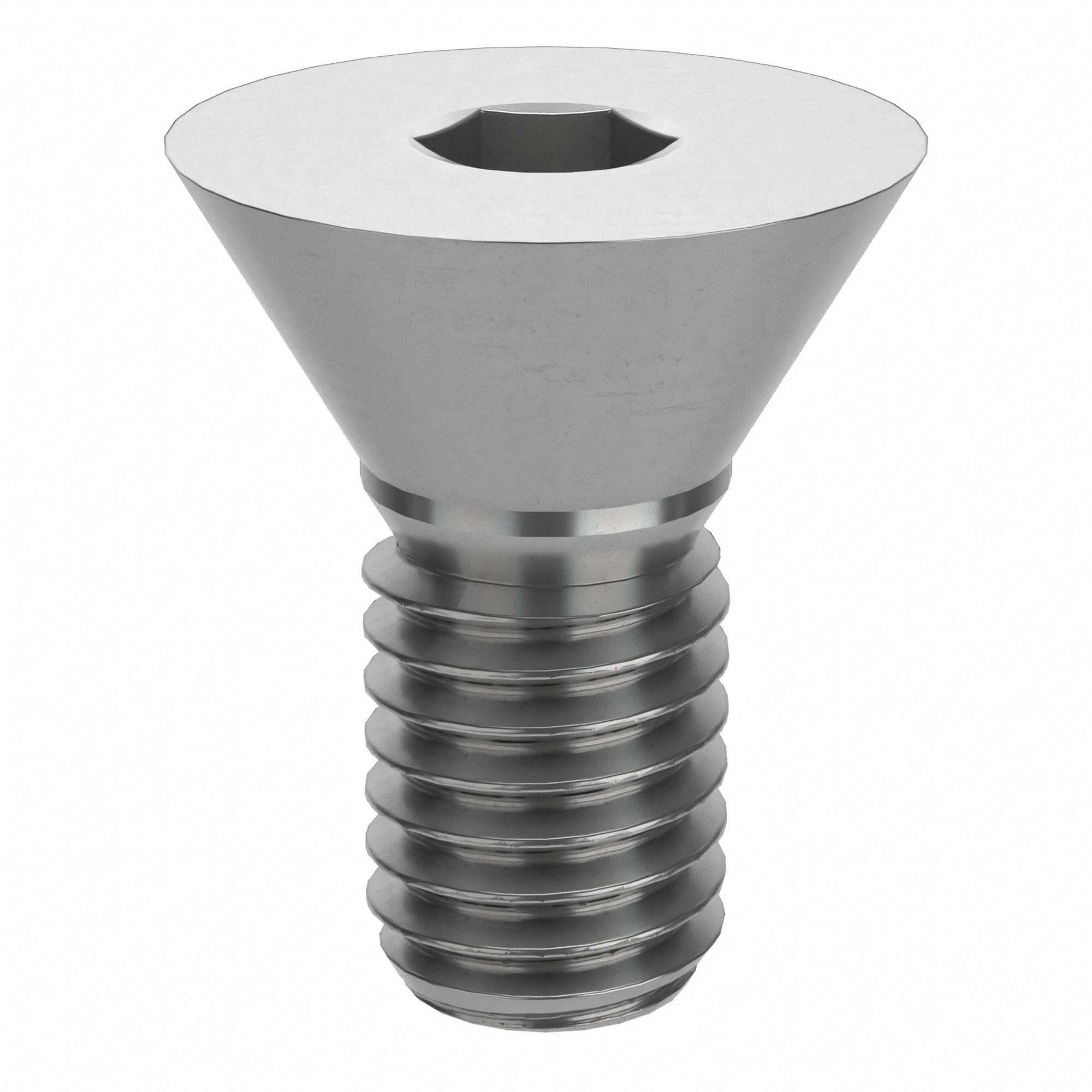 M5-0.8 Thread Size, 12 mm Lg, Socket Flat Head Screw - 42GR74|L51060.050.0012 - Grainger