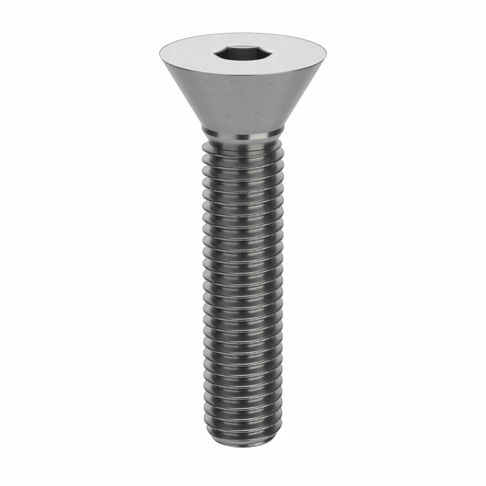 M10-1.5 Thread Size, 50 mm Lg, Socket Flat Head Screw - 42GT04|L51060 ...