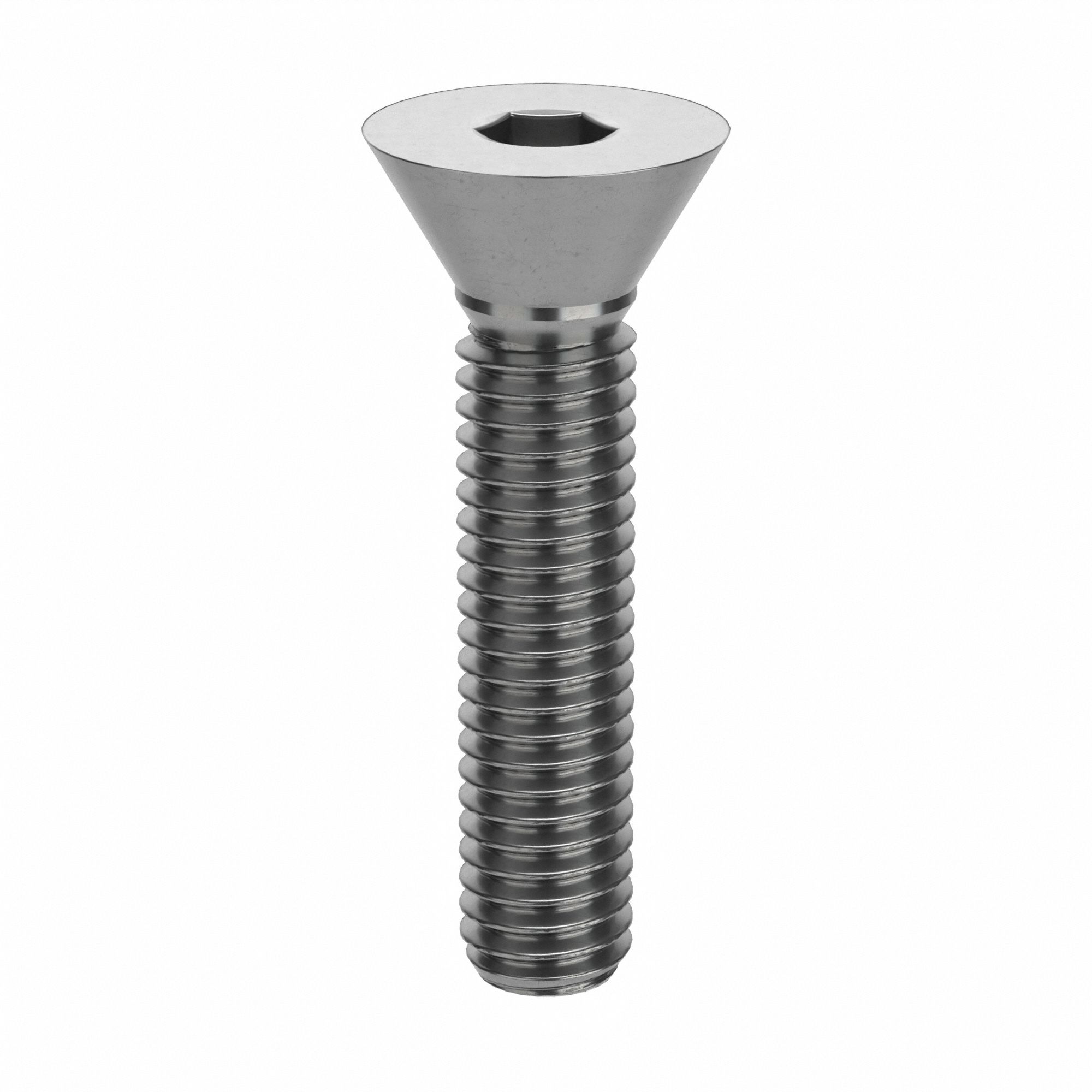 M6-1 Thread Size, 30 mm Lg, Socket Flat Head Screw - 42GX97|L55060.060.0030 - Grainger