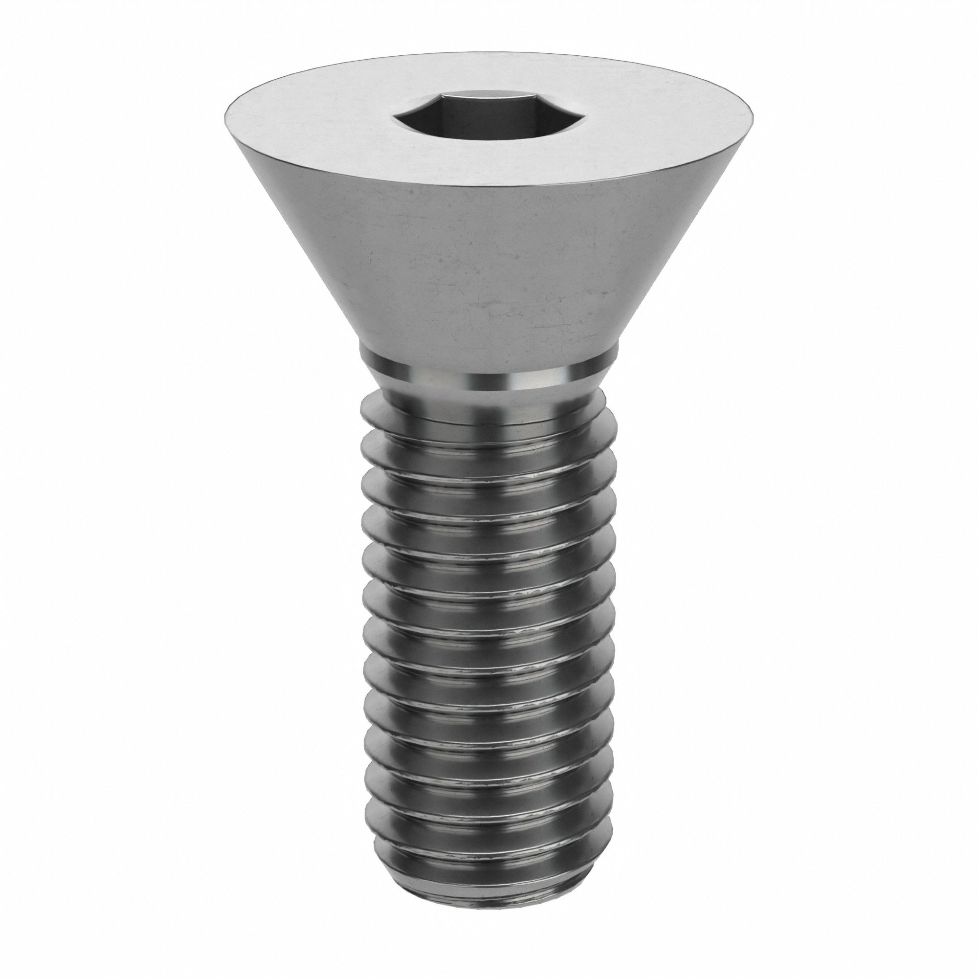 M8-1.25 Thread Size, 25 mm Lg, Socket Flat Head Screw - 42GY06|L55060 ...