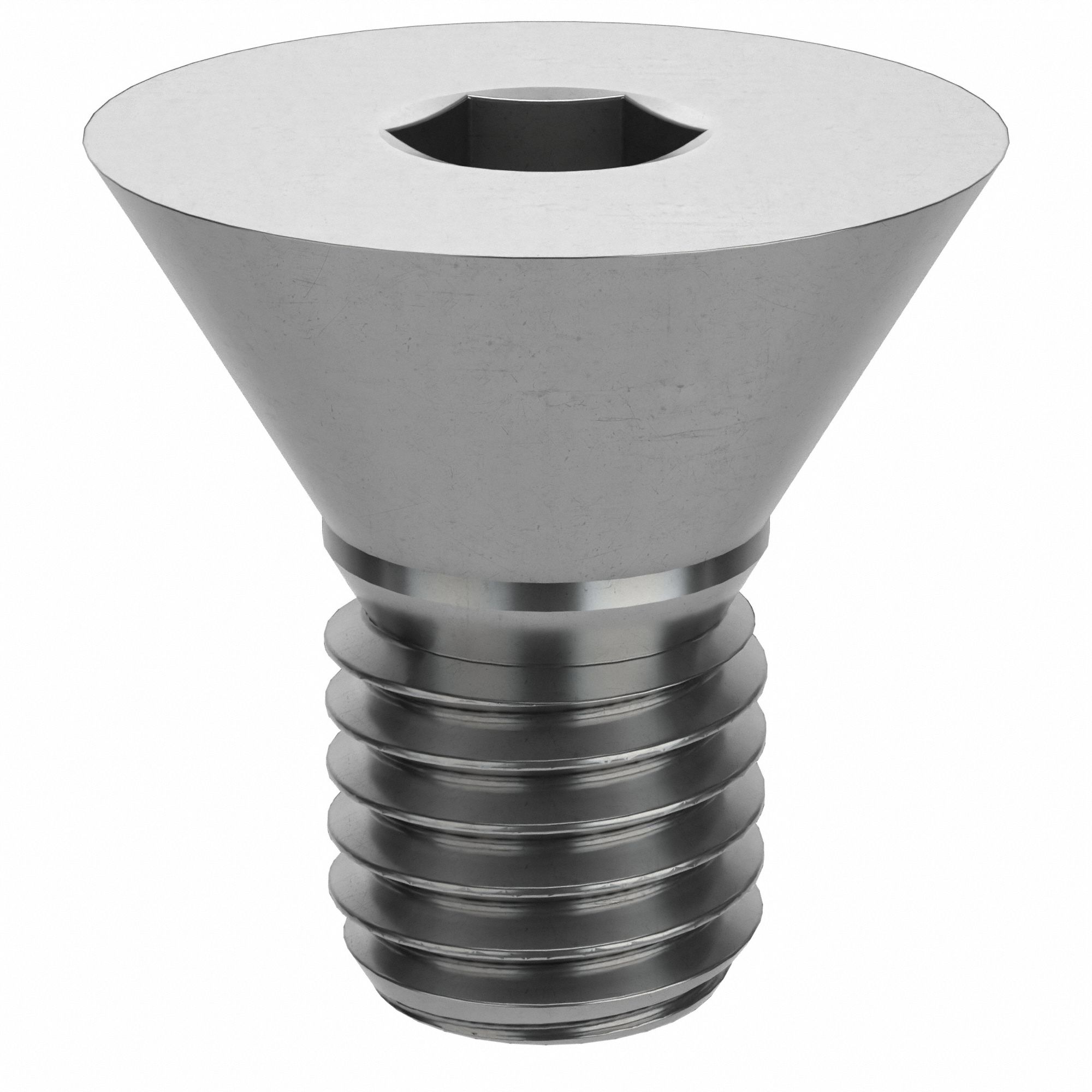 M10-1.5 Thread Size, 20 mm Lg, Socket Flat Head Screw - 42GY09|L55060 ...