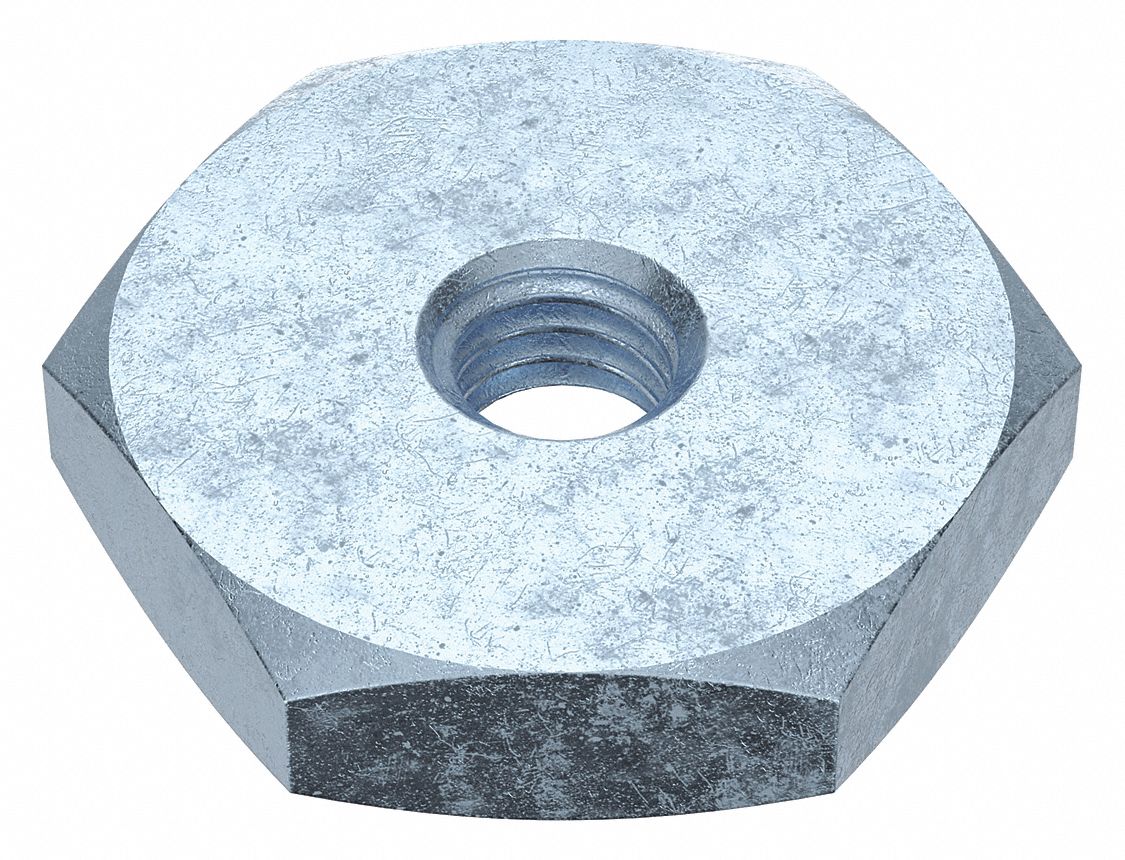 M5-0.80 Thread, 17 mm Hex Wd, Hex Nut - 42GY21|L55080.050.0001 - Grainger