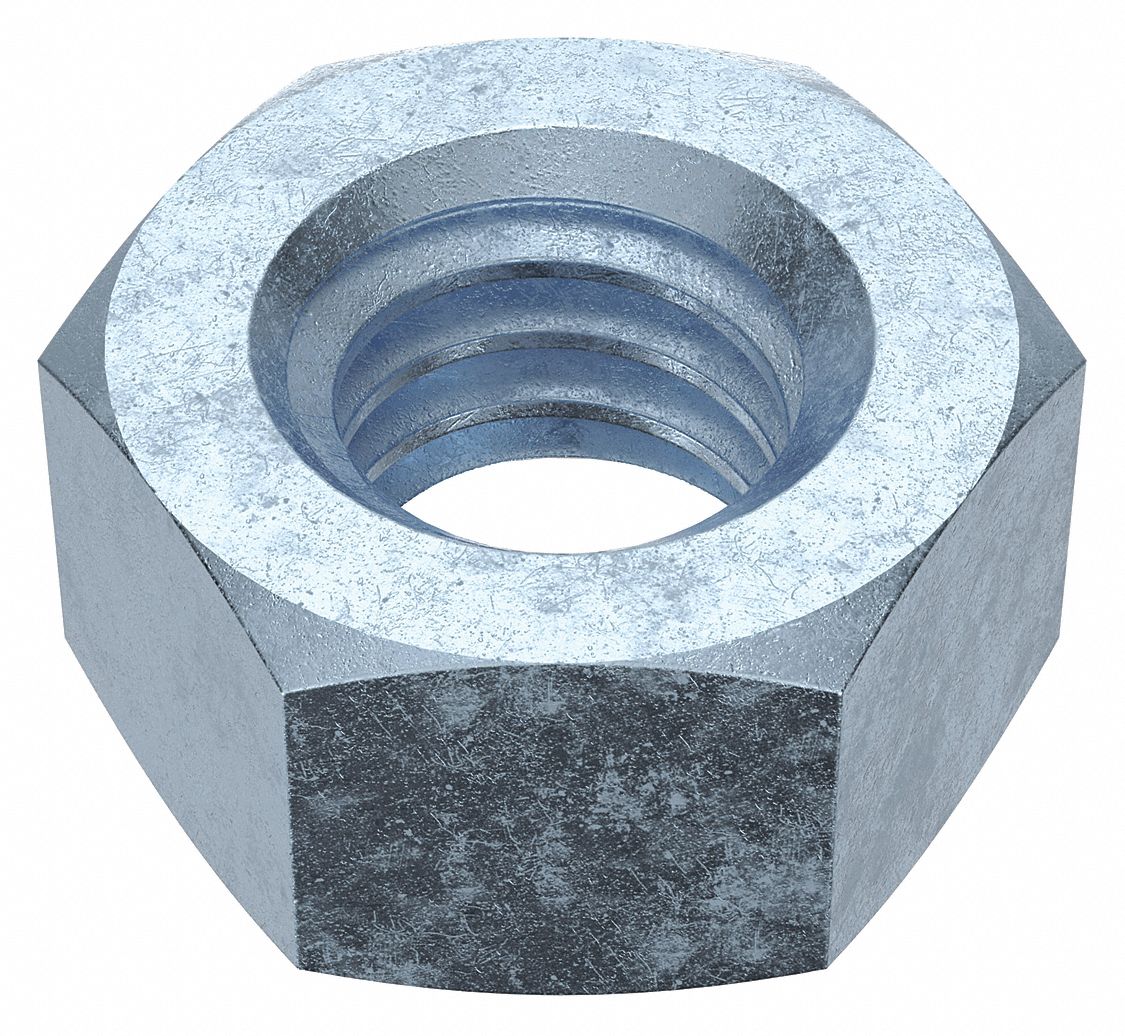 5/16"-18 Thread, 1/2 in Hex Wd, Hex Nut - 42HF86|B01100.031.0001 - Grainger