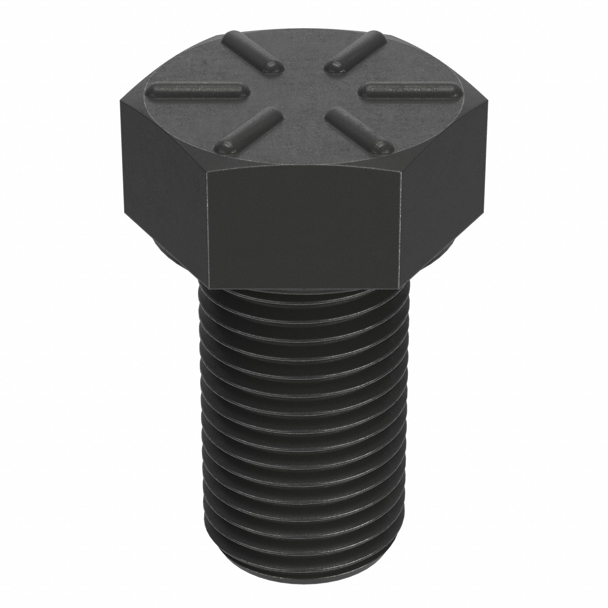 APPROVED VENDOR Tornillo de Cabeza de Dado Hexagonal 1/2"-20 Grado 8 Longitud de 3/4", Acabado ...