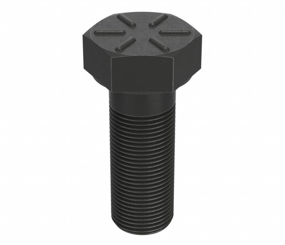 APPROVED VENDOR Tornillo de Cabeza de Dado Hexagonal 1-1/8"-12 Grado 8 Longitud de 3-1/2 ...