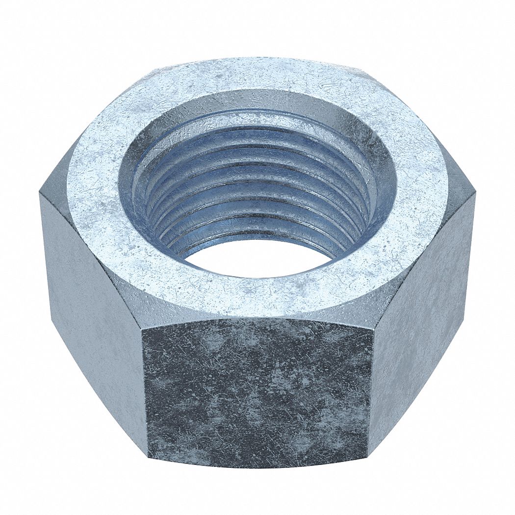 Std Hex, 1/2"-20 Thread, Hex Nut - 42HT23|B04162.050.0002 - Grainger