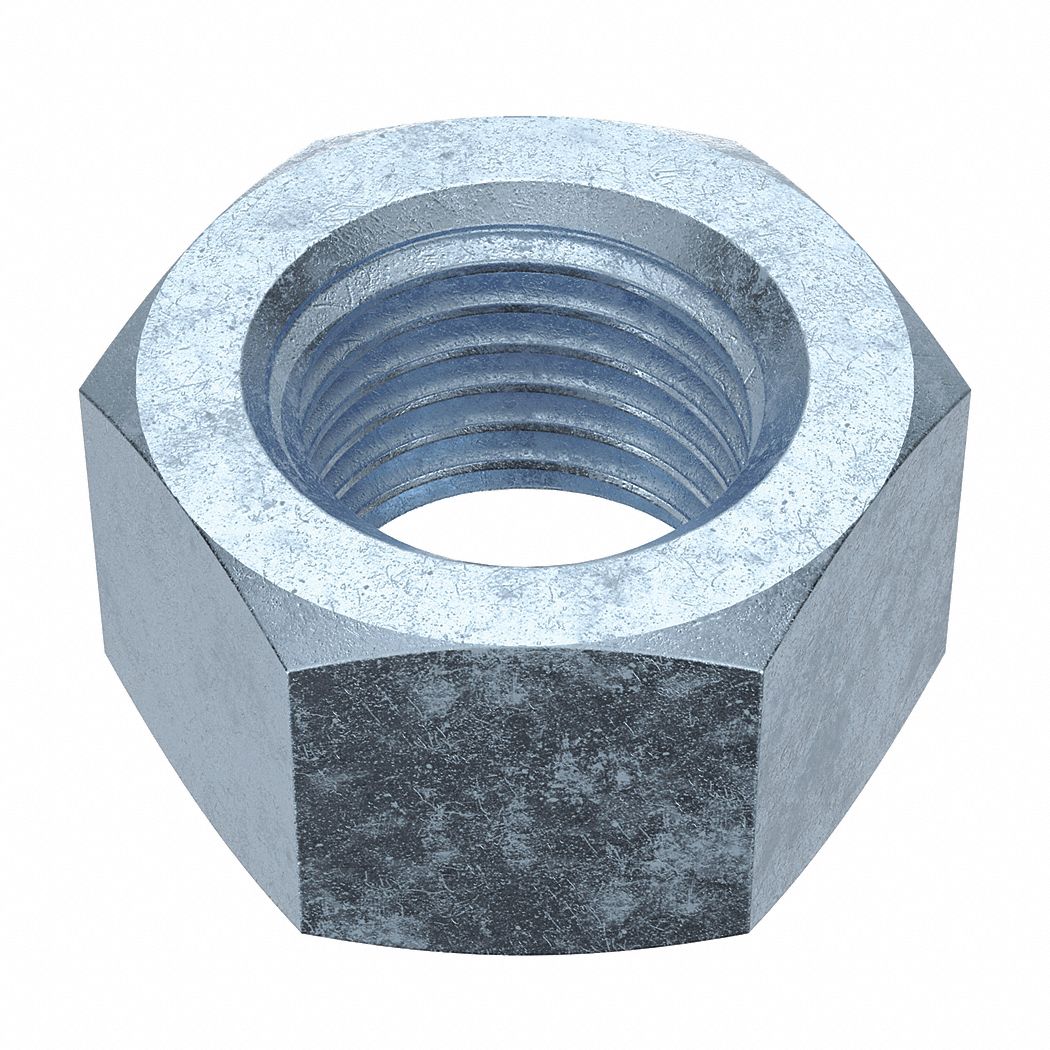 1/2"-20 Thread, 3/4 in Hex Wd, Hex Nut - 38ZV65|A04180.050.0002 - Grainger