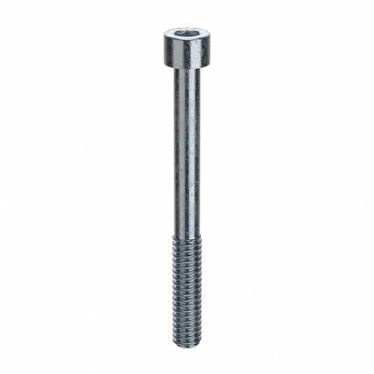 1/4"-20 Thread Size, 2 1/2 in Lg, Socket Head Cap Screw - 42JA29|B07001 ...