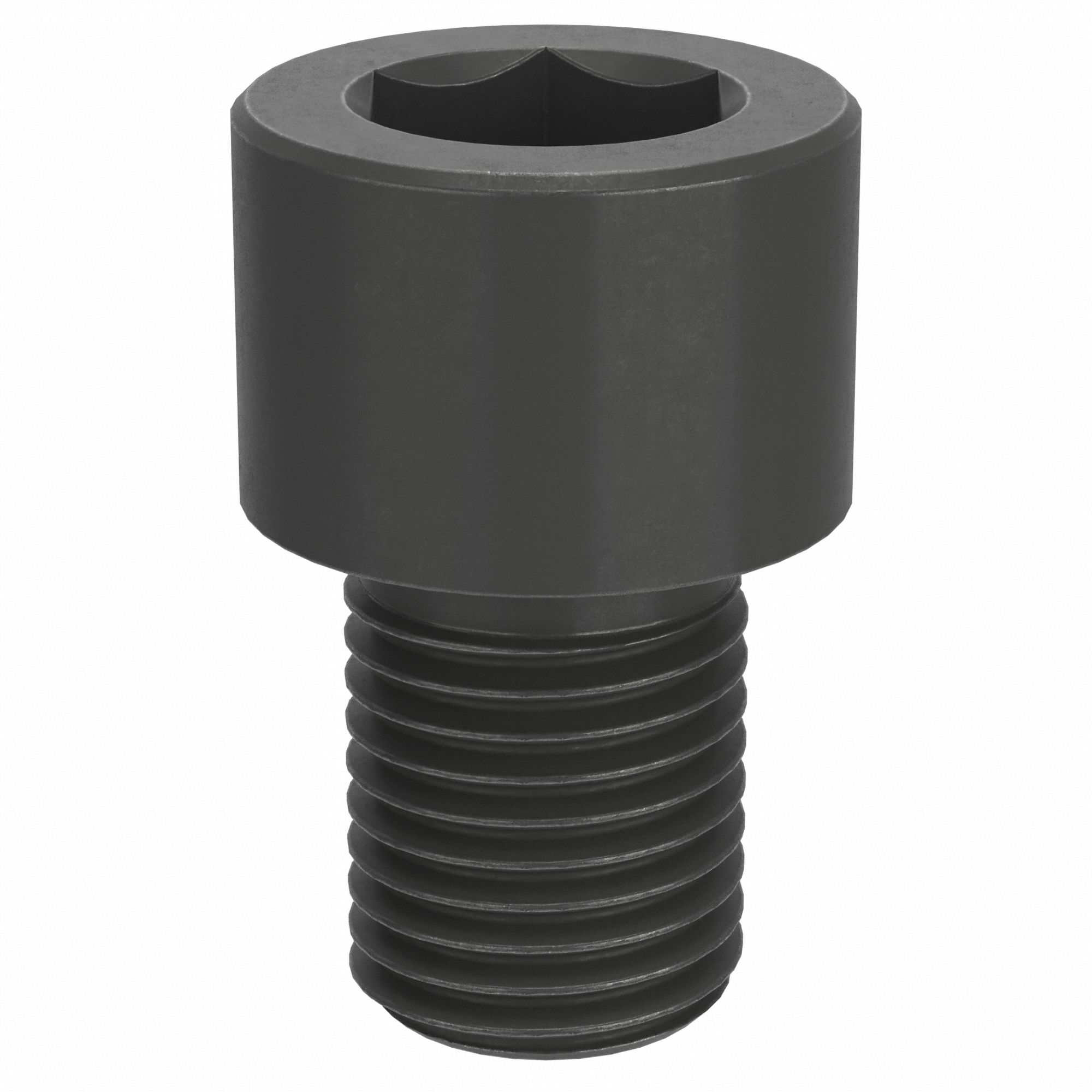 3/8"-24 Thread Size, 1/2 in Lg, Socket Head Cap Screw - 42JD31|B07040 ...